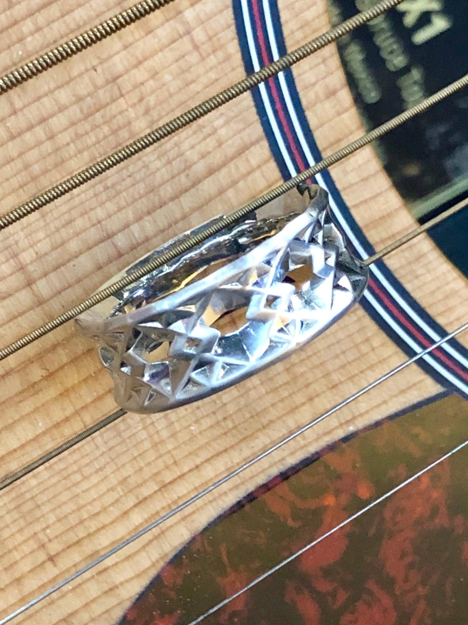 Lance Pierce Warlock Band in 14K White Gold – Pierce Custom Jewelers